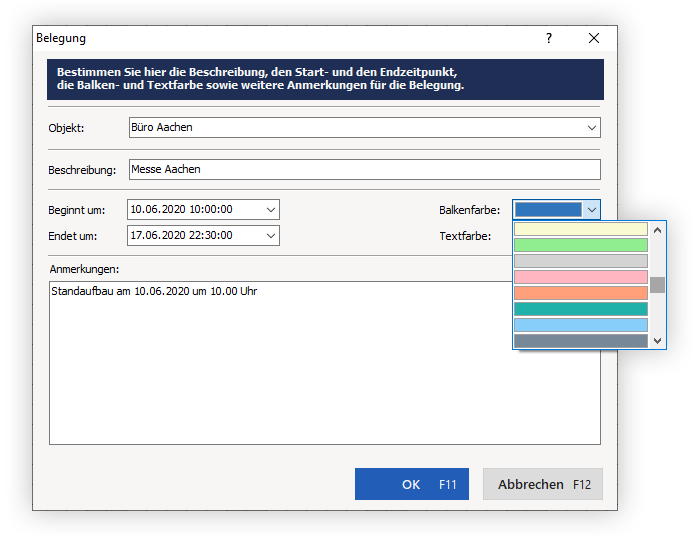 Zeitplan-Vorlage für Projekte und Ressourcen | orgaMAX