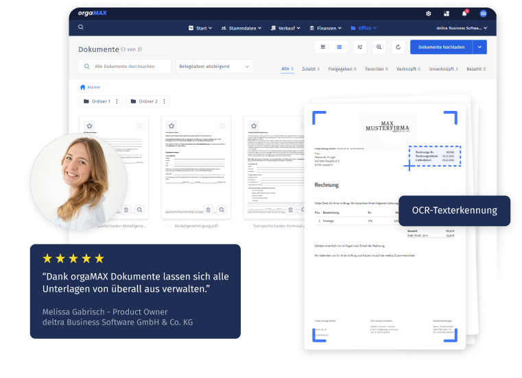 orgaMAX Dokumente – Dokumentenmanagementsystem, DMS